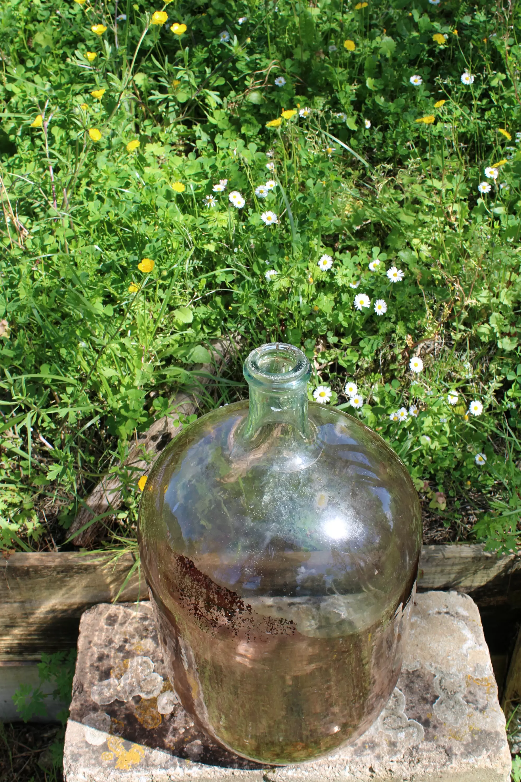 Large bubbled glass carboy | Brikbroc, online flea market